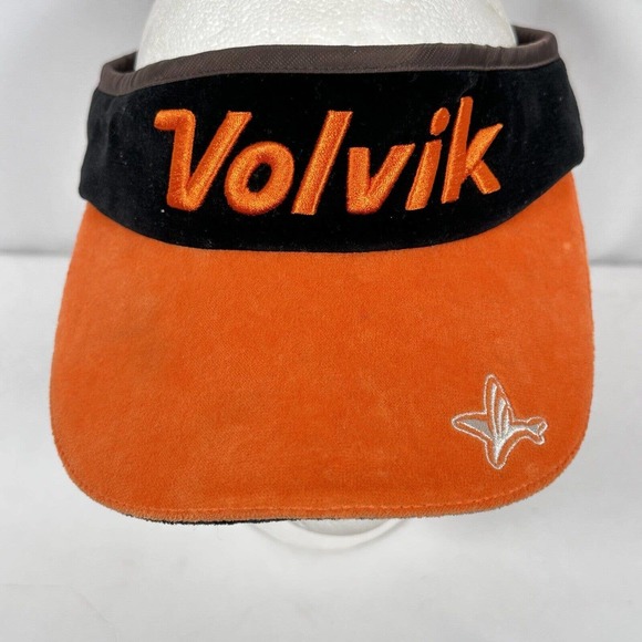Volvik | Accessories | Volvik Golf Black Orange Golf Visor Hat Cap ...